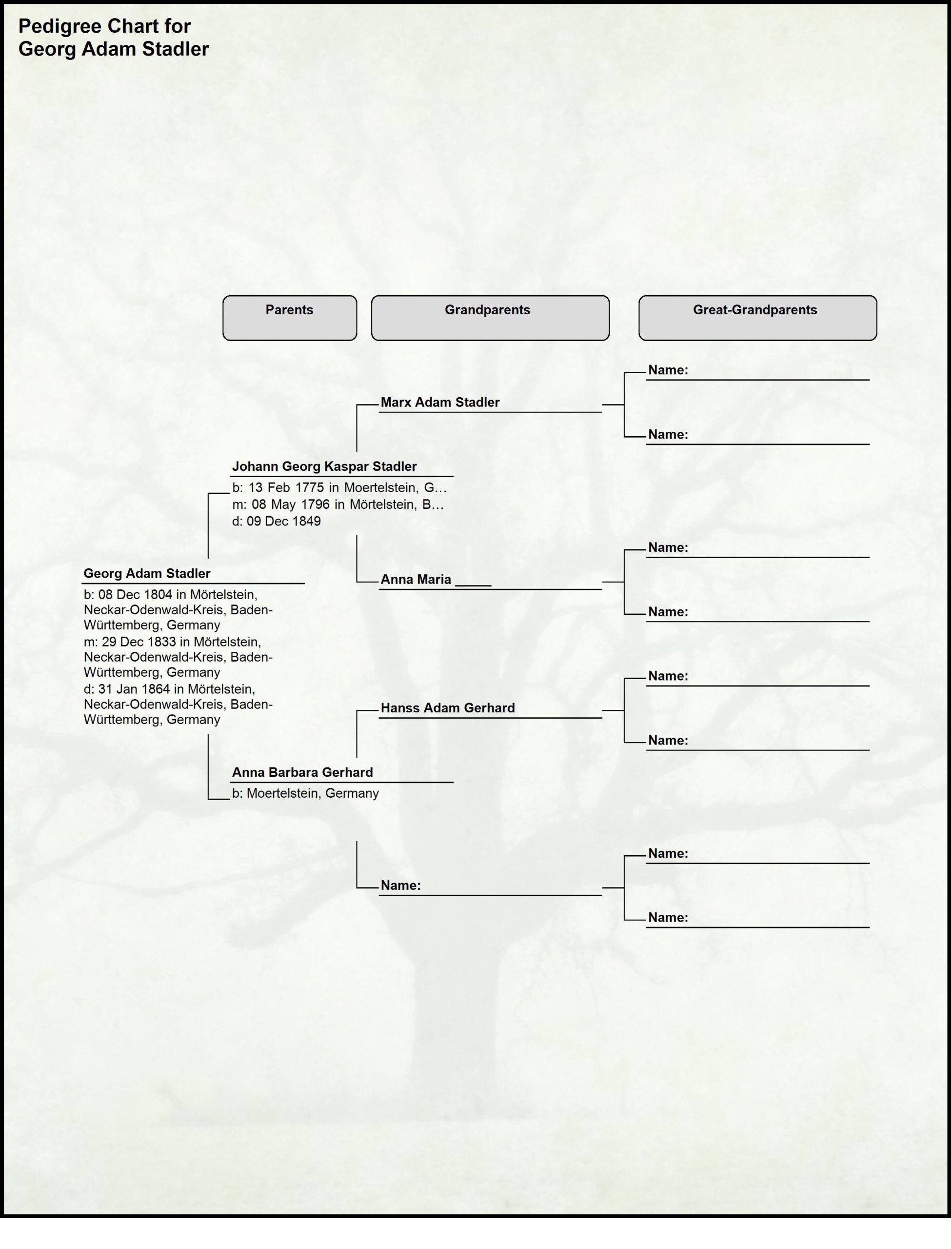 Happy Birthday Georg Adam Stadler - Spirits and Spirits
